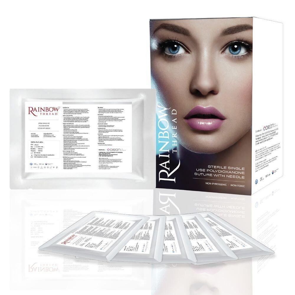 Rainbow 3D Cog PDO-Fäden mit Nadeln - SAMUS COSMETOLOGY